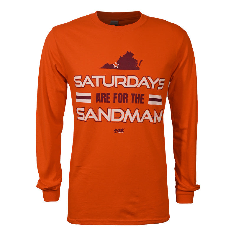 Saturdays are for The Sandman Long-Sleeved T-Shirt: Orange by Smack Ap ...