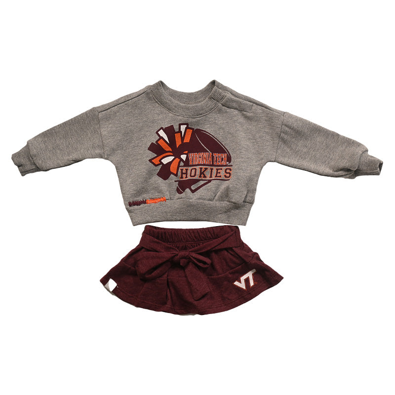Virginia Tech Baby Girls' Something Important Set – Campus Emporium