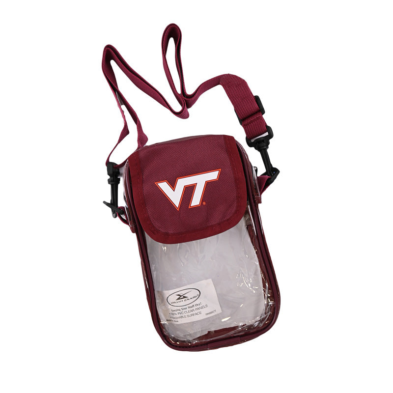 Virginia Tech Clear Mini Waterproof Crossbody Bag – Campus Emporium
