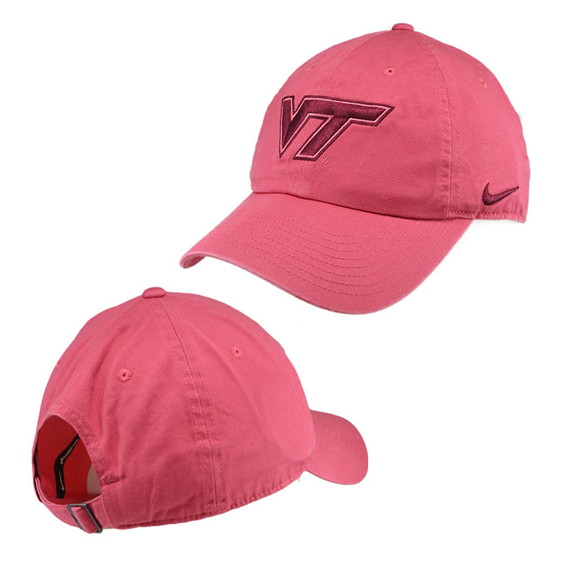 Virginia Tech Club Tonal Logo Hat: Archaeo Pink by Nike – Campus Emporium