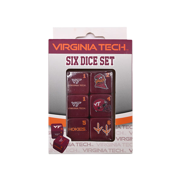 Virginia Tech Maroon Dice Set – Campus Emporium
