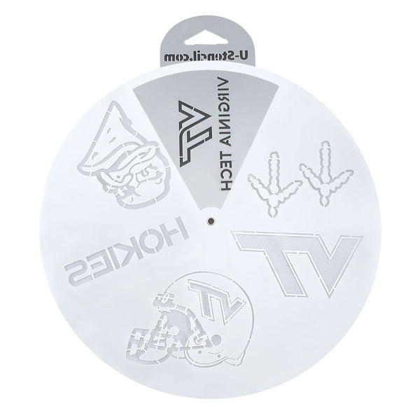 Virginia Tech Multi-Logo Stencil Wheel 10" – Campus Emporium