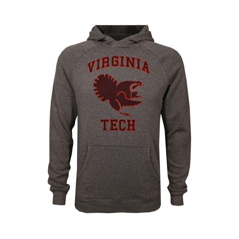 Virginia Tech Triumph Vault Gobbler Hooded Sweatshirt: Gray by Champio ...