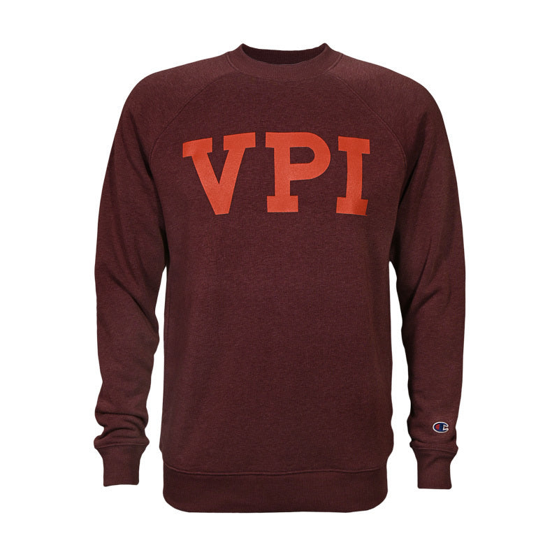 Virginia Tech Triumph Vault VPI Crew Sweatshirt: Maroon by Champion ...