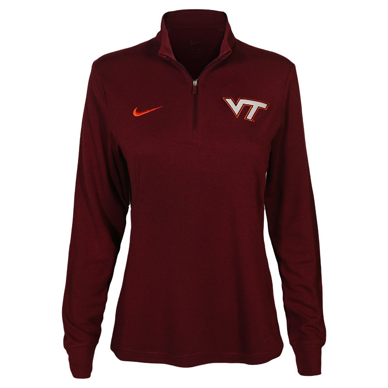 Virginia Tech Women's Dri-FIT Victory Quarter-Zip by Nike – Campus Emporium