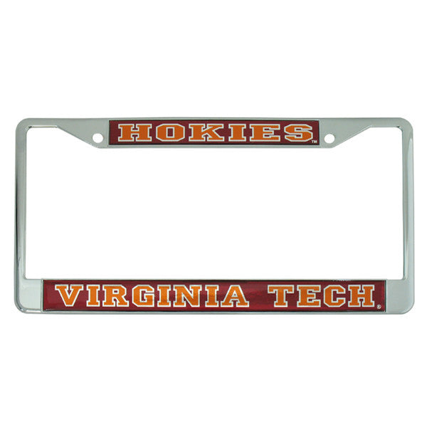 Virginia Tech Hokies Reflective License Plate Frame – Campus Emporium