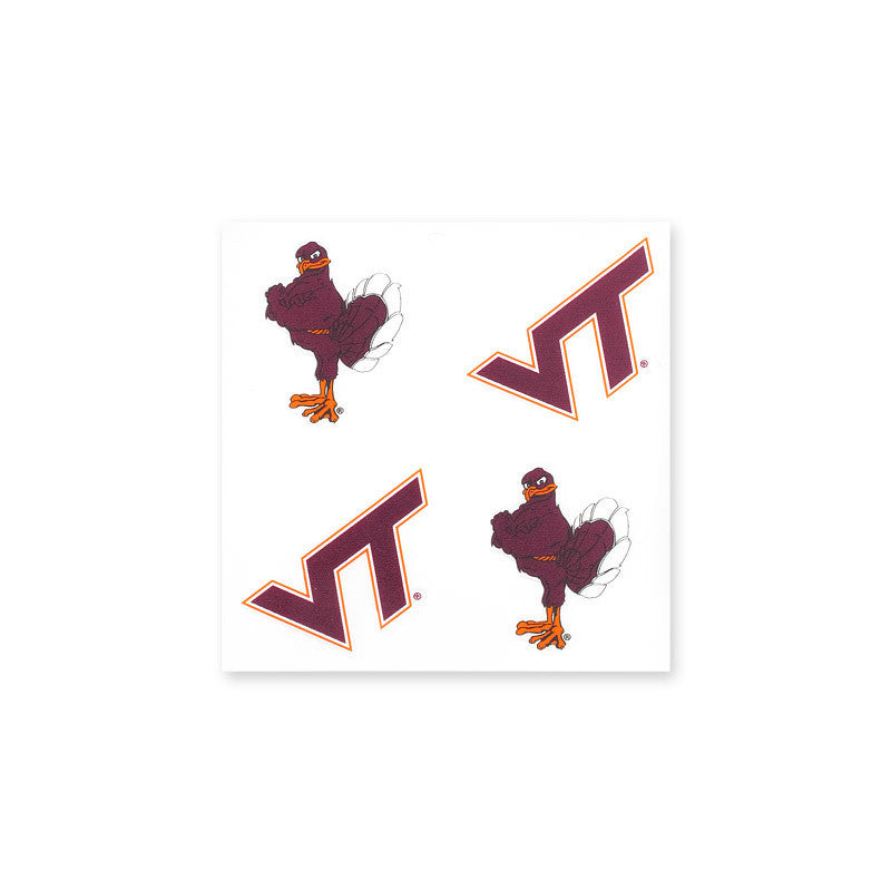 Virginia Tech and Hokie Bird Face Tattoos – Campus Emporium
