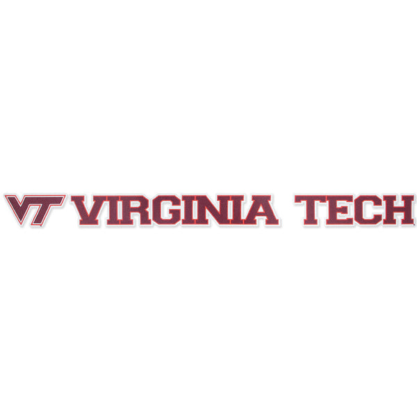 Virginia Tech Logo Strip Decal – Campus Emporium