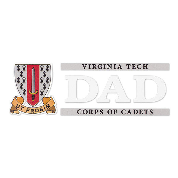 Virginia Tech Corps of Cadets Dad Decal – Campus Emporium