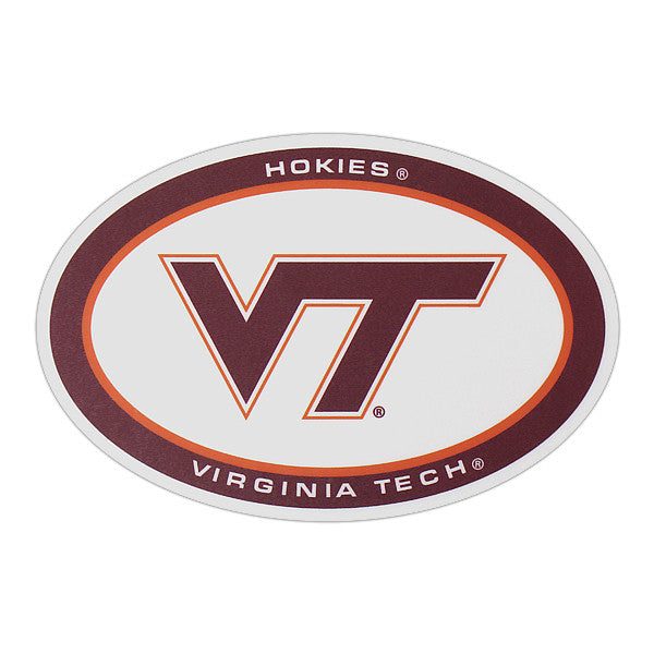 Virginia Tech Hokies Euro Decal – Campus Emporium