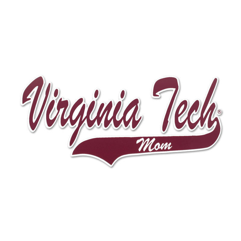 Virginia Tech Mom Script Decal – Campus Emporium