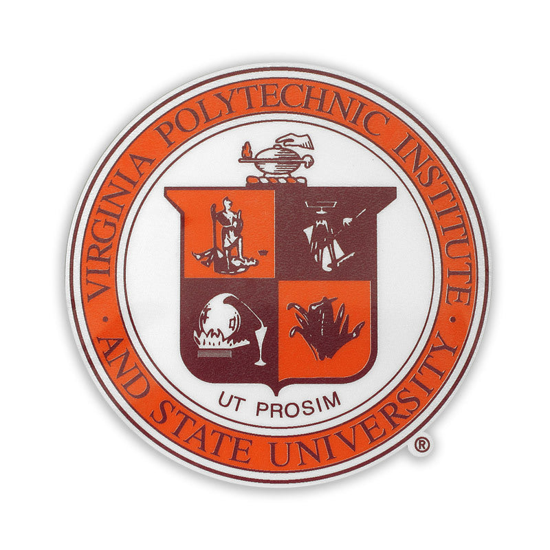 Virginia Tech University Seal Decal – Campus Emporium
