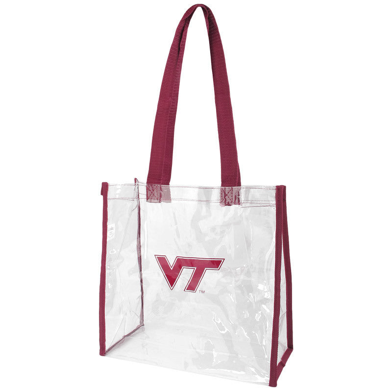 Virginia Tech Clear Stadium Tote Bag: Maroon – Campus Emporium