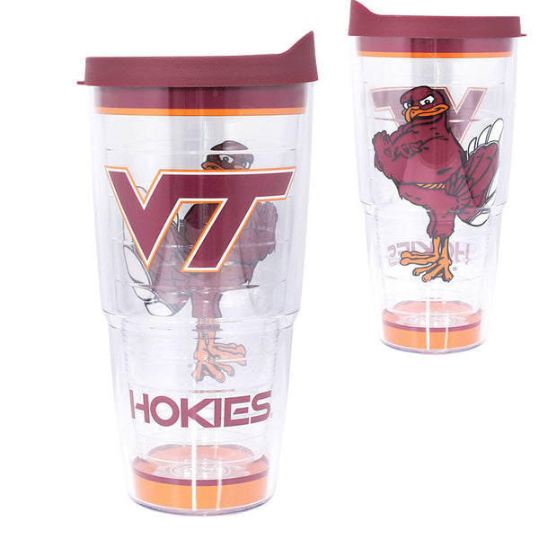 Virginia Tech Tradition Tumbler by Tervis Tumbler 24 oz. – Campus Emporium