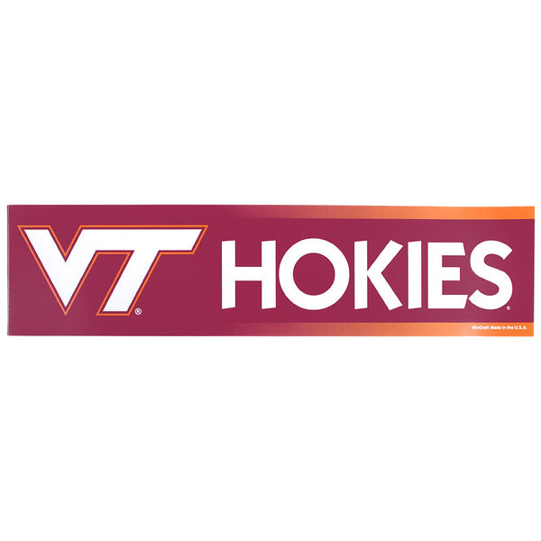 Virginia Tech Bumper Sticker – Campus Emporium