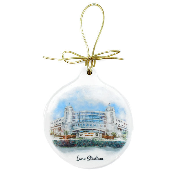 Virginia Tech Stone Ornament: Lane Stadium – Campus Emporium