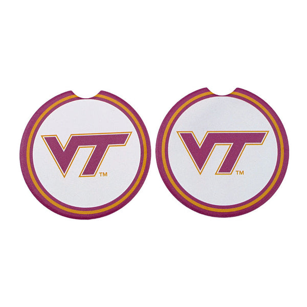 Virginia Tech Striped Car Coasters – Campus Emporium
