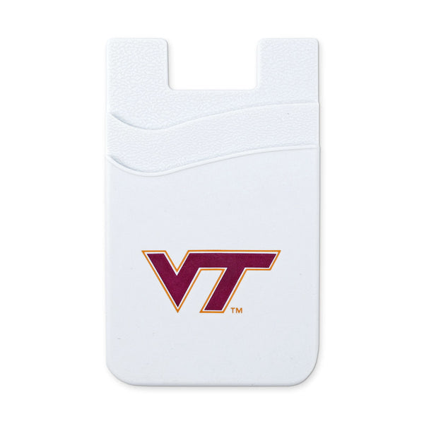 Virginia Tech Logo Silicone Dual Pocket Phone Wallet: White – Campus ...