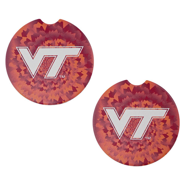 Virginia Tech Tie Dye Car Coasters – Campus Emporium