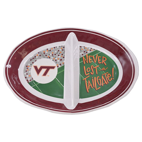 Virginia Tech Melamine Two Section Tailgate Platter – Campus Emporium