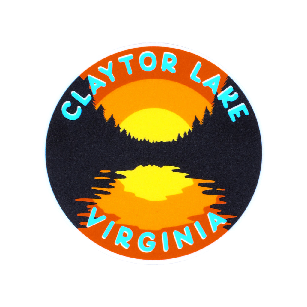 Claytor Lake Sunset Decal – Campus Emporium